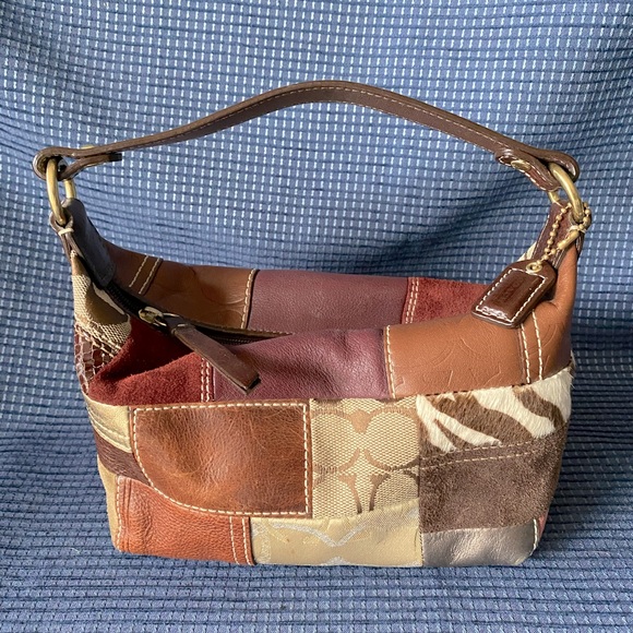 Coach | Bags | Coach Signature Bohemian Patchwork Mini Bag With Coa ...